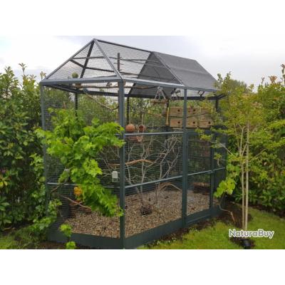 Volière jardin volière ara voliere cacatoes cage perroquet XXL cage ara ...
