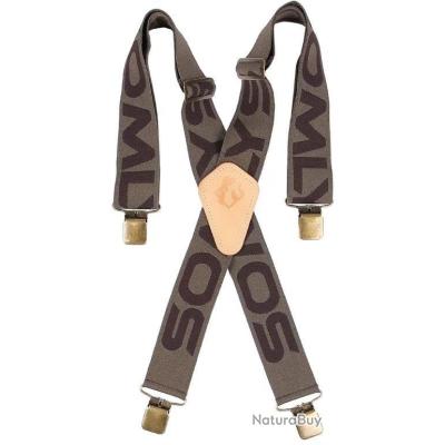 Bretelles Larges Elastiques Logo Somlys 179 Noire - Bretelles de Chasse ...