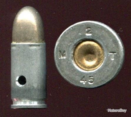 9 mm Parabellum Suisse - RARE étui aluminium Avional de la période 1943 ...