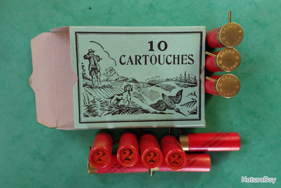 Boîte de cartouches à broche calibre 16 Léon Beaux. - Cartouches à ...