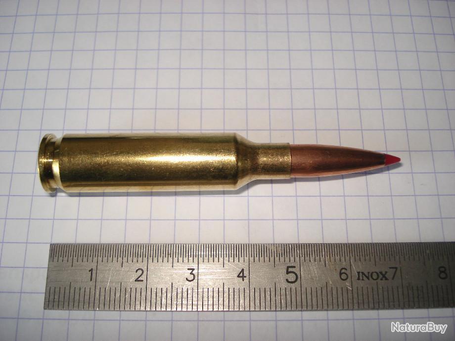 Une cartouche de 6,5mm creedmoor marque hornady pour collection ogive ...