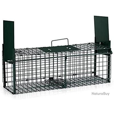 Cage piège à rats deux entrées pliant - Pièges cages et belettières ...