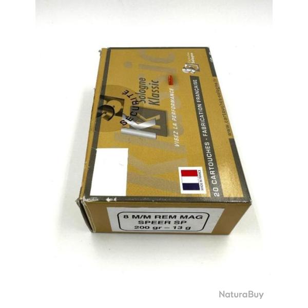 8 mm Remington Magnum Speer 13g/200gr - Munitions classées en catégorie ...