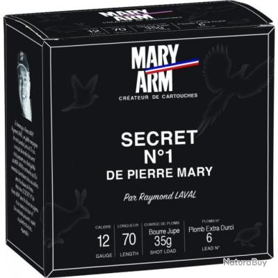 Cartouches Mary Arm Secret N°1 35 BJ - Cal. 12 x1 boite - Cartouches ...