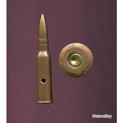 7.62 x 54 R Mosin URSS - RARE cartouche pour mitrailleuse SkKas d'avion ...