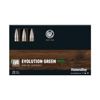 Munitions RWS cal.9.3x62 evo green 184gr 11,9g par 20 - Balles Calibre ...
