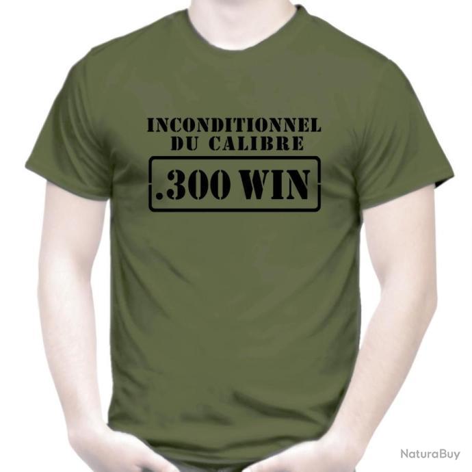 T-SHIRT INCONDITIONNEL DU CALIBRE .300 WIN - Winchester Magnum Carabine ...
