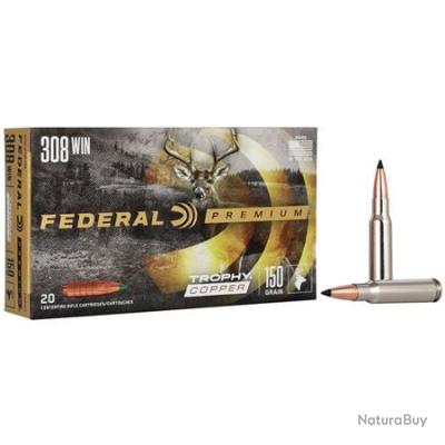 Munitions Federal Premium Ogive Trophy Copper - Cal. 308 Win. - 150 ...