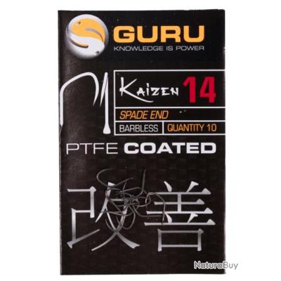 GURU HAMEÇON KAIZEN SPADE HOOK BARBLESS 12 - Hameçons Coup & Anglaise ...