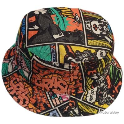 BOB "POP ART" EN LIN TM - Chapeaux, casquettes, bobs, Bonnets et ...