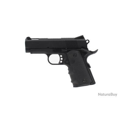 Réplique pistolet 1911 Mini noir gaz GBB Pistolet 1911 mini noir ...