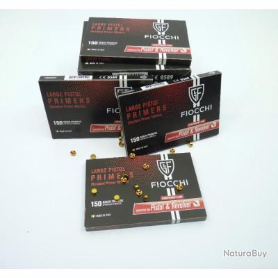 Amorces large pistol Fiocchi boite de 150 - Amorces de catégorie B ...