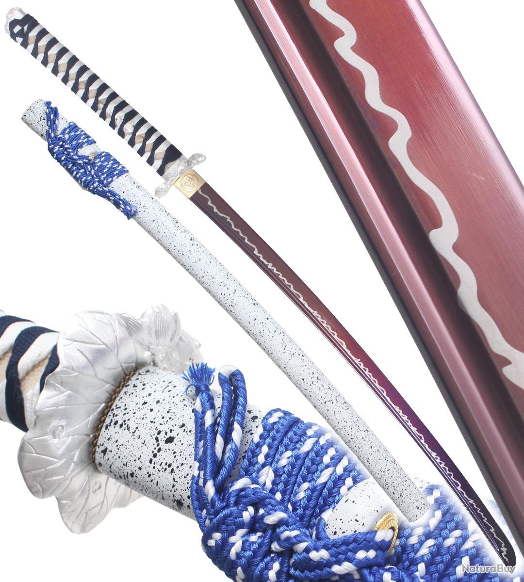 Danzan Katana Forgé Red Thunder Sabre Tranchant Epee - Maru 1045 Katana ...