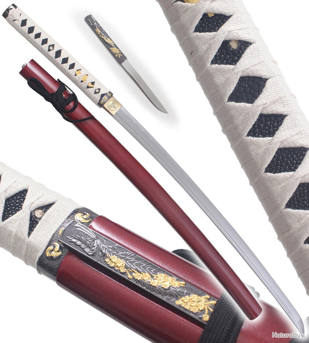 Danzan Shirasaya Forgé Edition Red Sabre Tranchant Epee - Maru 1045 ...