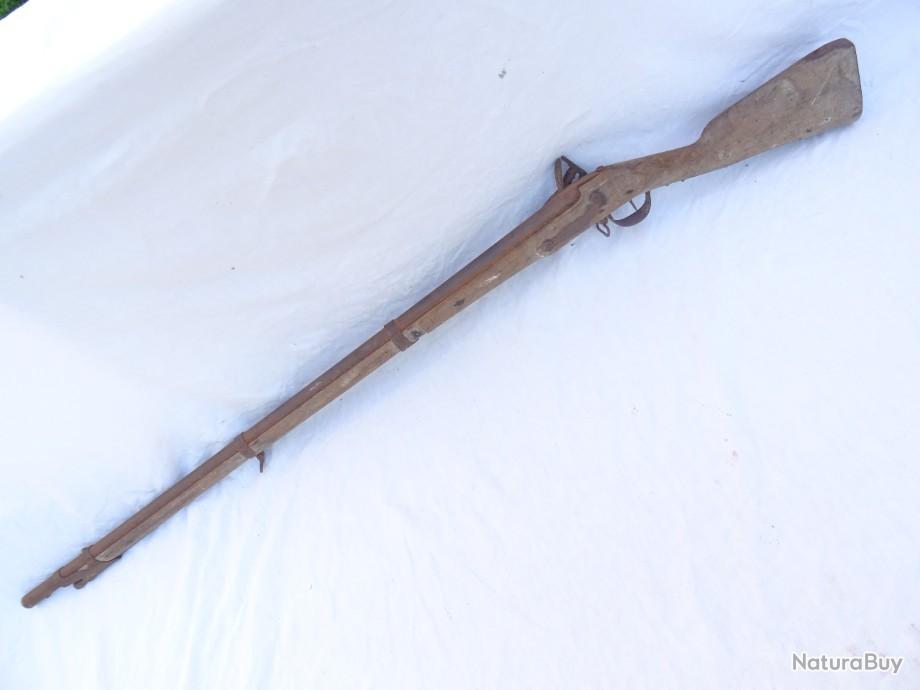 317- lot , bon fusil règlementaire a silex pour ceux qui aiment les ...