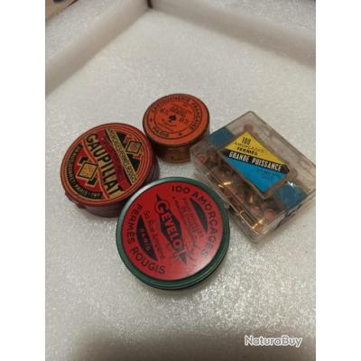 Lot boite amorce chasse rechargement collection - Munitions pour arme d ...