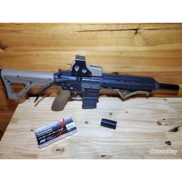 Hk416 polarstar fusion engine hpa airsoft - Fusils d'assaut (12376847)