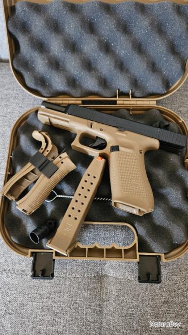 GLOCK 17 GEN5 edition French Army CAL 9 MM PAK Coyote + Mallette ...