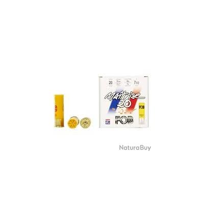 Cartouches Fob Maîtrise Cal.20 BJ 28 gr N°7.5 - Cartouches calibre 20 ...