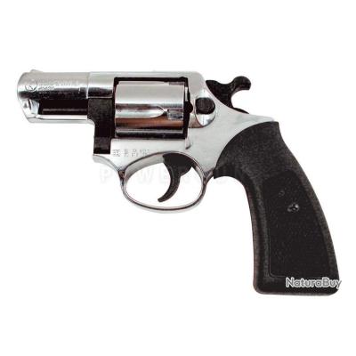 Revolver Competitive Chromé 9mm - Revolvers d'alarme (12722943)