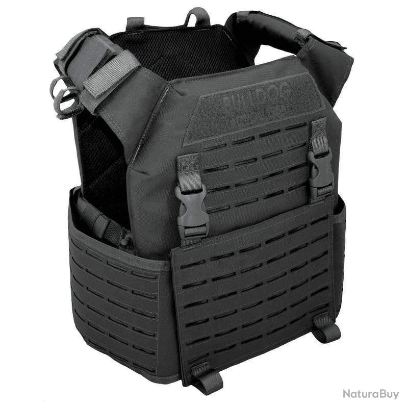 Gilet porte-plaques Bulldog Tactical Gear Kinetic - Noir / M (76 - 99 ...