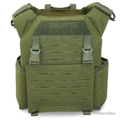 Gilet porte-plaques Bulldog Tactical Gear Kinetic - Vert olive / L (86 ...