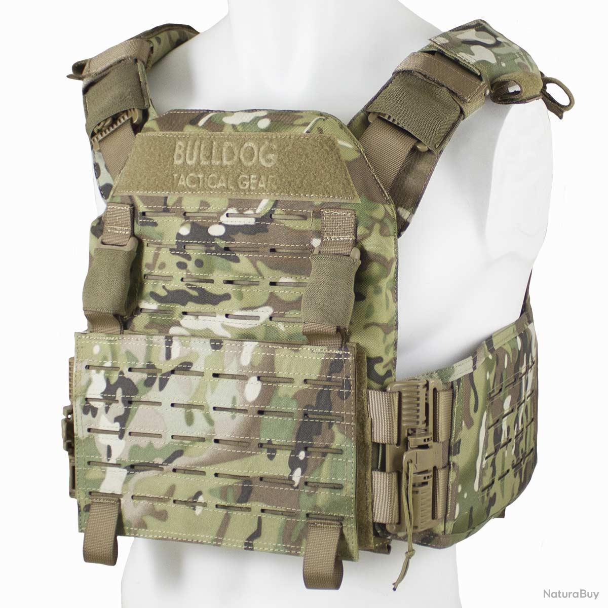 Gilet porte-plaques QR Kinetic Bulldog Tactical Gear - MTC / M (76 - 99 ...