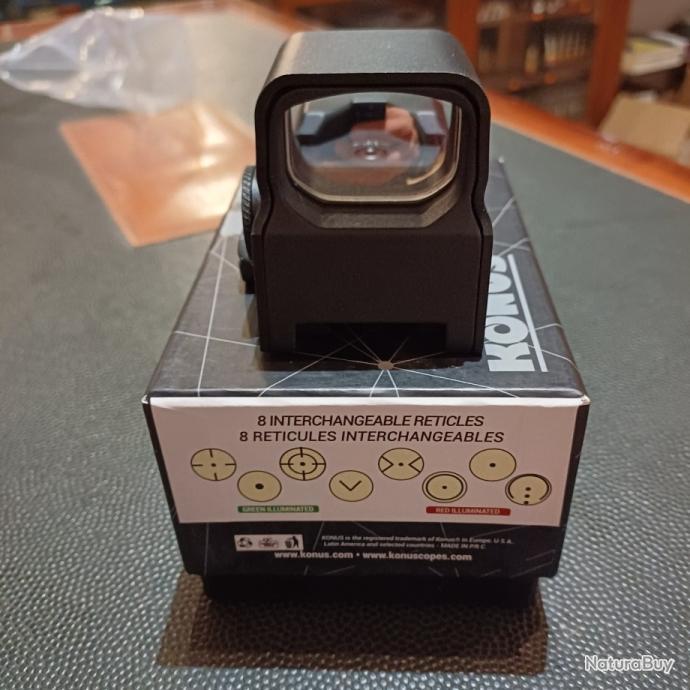 VISEUR POINT ROUGE KONUS SIGHT PRO R8 - Points rouges de tir et ...