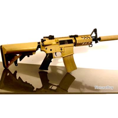 AR15 court airsoft tan Armalite M15 A4 - Fusils d'assaut (12947333)