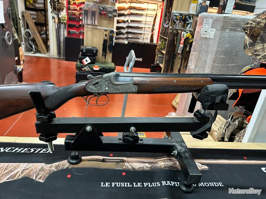 OCCASION FUSIL MERKE 203 E PLATINE CAL.12/70 CANON 76 CM 3/4-FULL ...