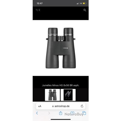 Excellentes jumelles MINOX HG 8x56 - Jumelles (13180003)