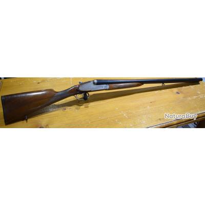 Fusil juxtaposé zabala a platines cal 12/70 canon 70cm ejecteurs ...