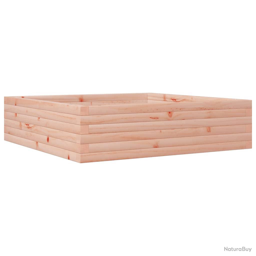 Jardinière bac lit surélevé plantes fleurs terrasse jardin 90 x 90 x 23 ...