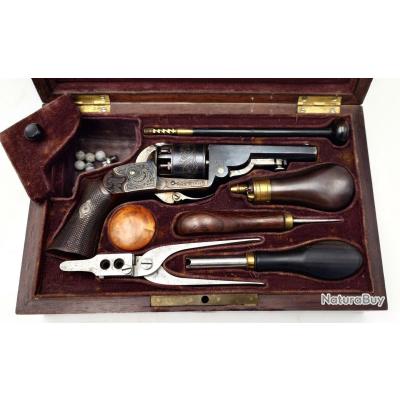 REVOLVER HOULLIER BLANCHARD BREVETÉ À PARIS EN CASSETTE OUTILS ...