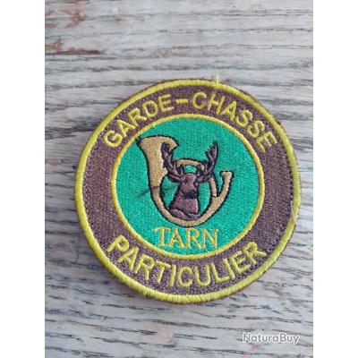 Écusson scratch garde-chasse particulier - Patchs et écussons tactiques ...