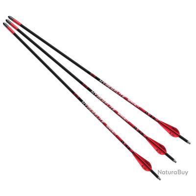 Pack de 3 flèches (traits) - Barnett Hyperflite 20'' - Traits et ...
