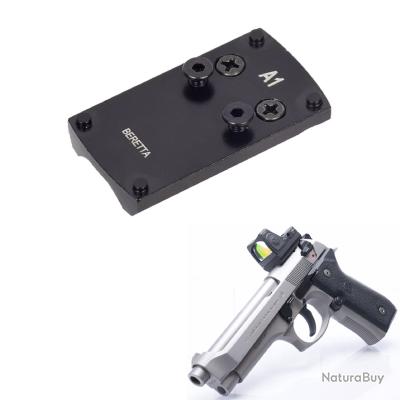Plaque Montage Red Dot Sightmark Mini Shot M-spec Beretta 92 / M9 / 98 ...