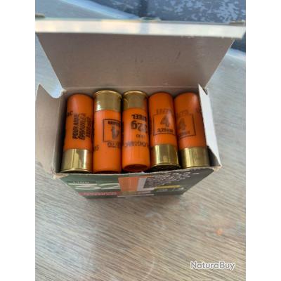 25 cartouches de fusil - Cartouches acier et substitut calibre 12 ...