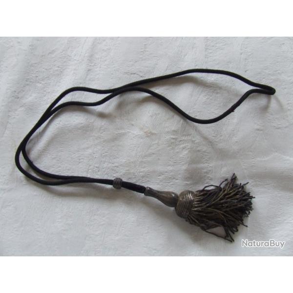 ANCIENNE DRAGONNE POUR EPEE EN CANNETILLE ARGENTEE - Pièces détachées ...