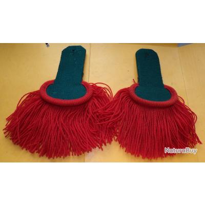 LEGION : PAIRE EPAULETTE DE TRADITION DE LA LEGION ETRANGERE FRANCAISE ...