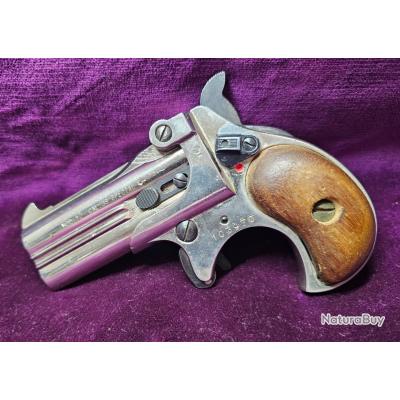 Pistolet Type Derringer, Rohm RG17 Chrome, 1970, cal. 38sp, Allemagne ...