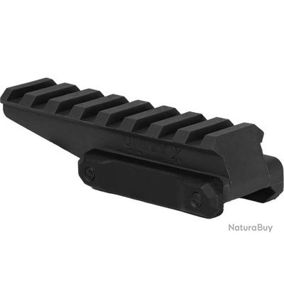 UNITY TACTICAL PTS Mounting Rail Fast Riser - Black - Rails de montage ...