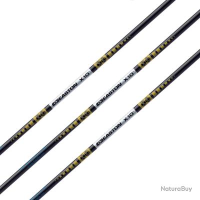 Tube nu flèche Easton X10 (par 3) - 500 - Tubes et futs nus (13501919)