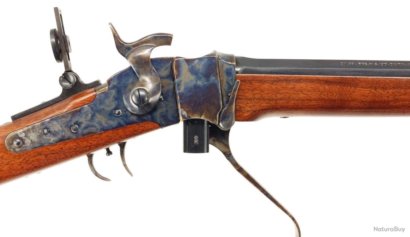 CARABINE LITLLE SHARPS 1874 CALIBRE 22LR OCTOGONAL 24" CHIAPPA ITALIE ...