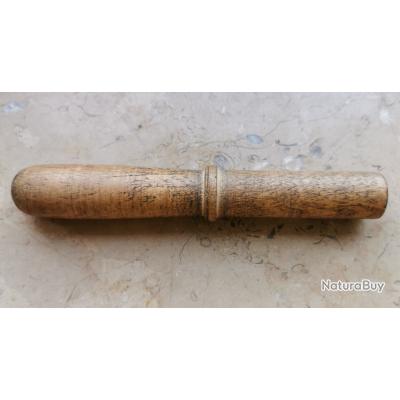 Ancien pousse bourre bourroir en bois calibre 12 pour rechargement ...