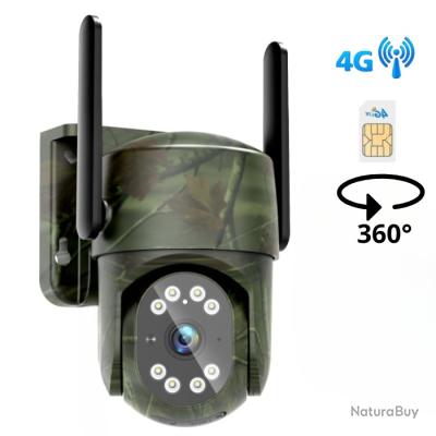 Caméra 4G rotative 360° - Garantie 2 ans - Livraison rapide - Caméras ...