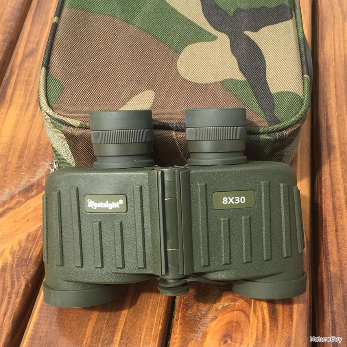 SKWoptics-Jumelles compactes tactiques avec boîte souple, réticule Mil ...