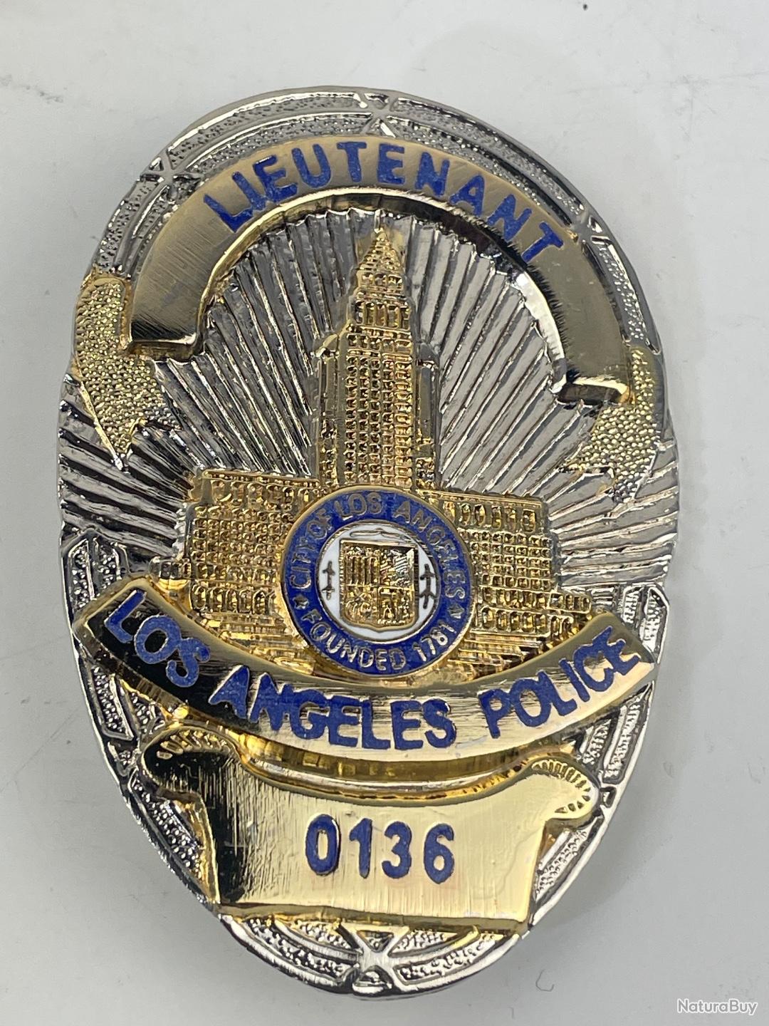Insigne de Police - Los Angeles Police Department (LAPD) - Lieutenant ...