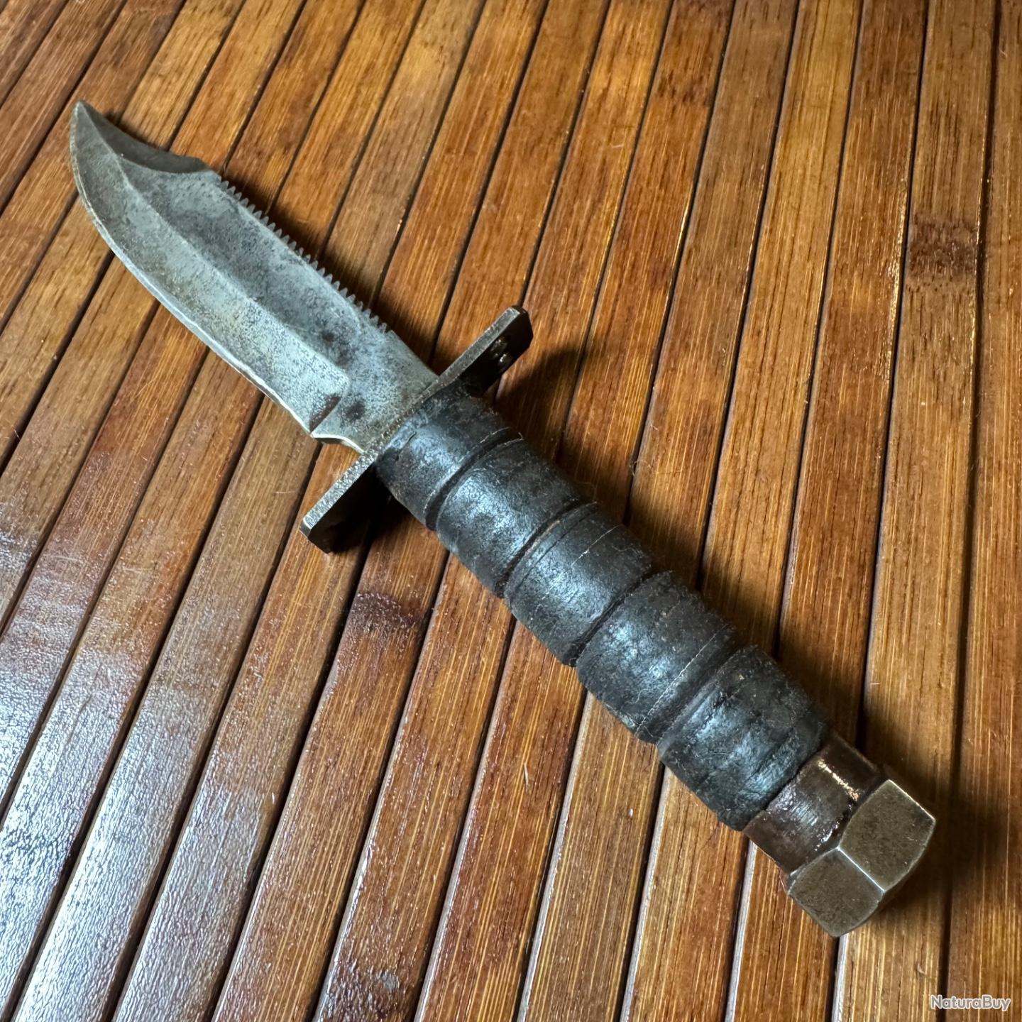 COUTEAU POIGNARD COMBAT SURVIE PILOT U.S ARMY PAR WEYERSBERG KIRSCHBAUM ...