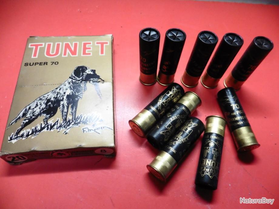 Anciennes cartouches de chasse - Super Tunet 20/70 - sertissage étoile ...